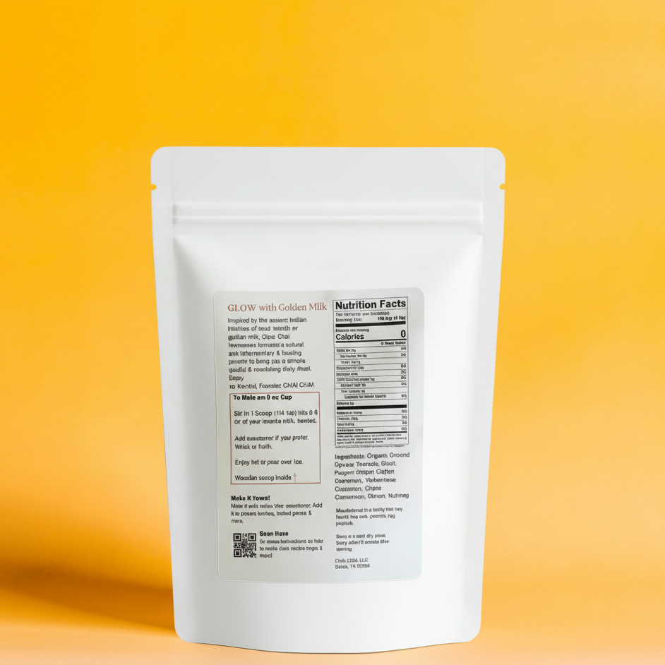Glow Chai | Calming Turmeric Spice Blend for Golden Milk | CHAI.COM