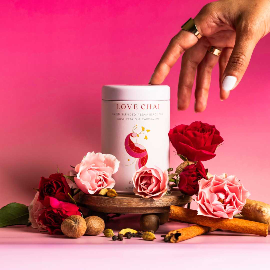 Love Chai | Romantic Rose Masala Chai Powder Mix | CHAI.COM